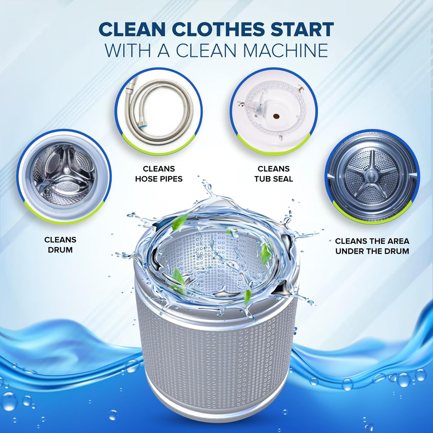 FRESH HERO Washing Machine Cleaner – 24 Count – FRESH HERO